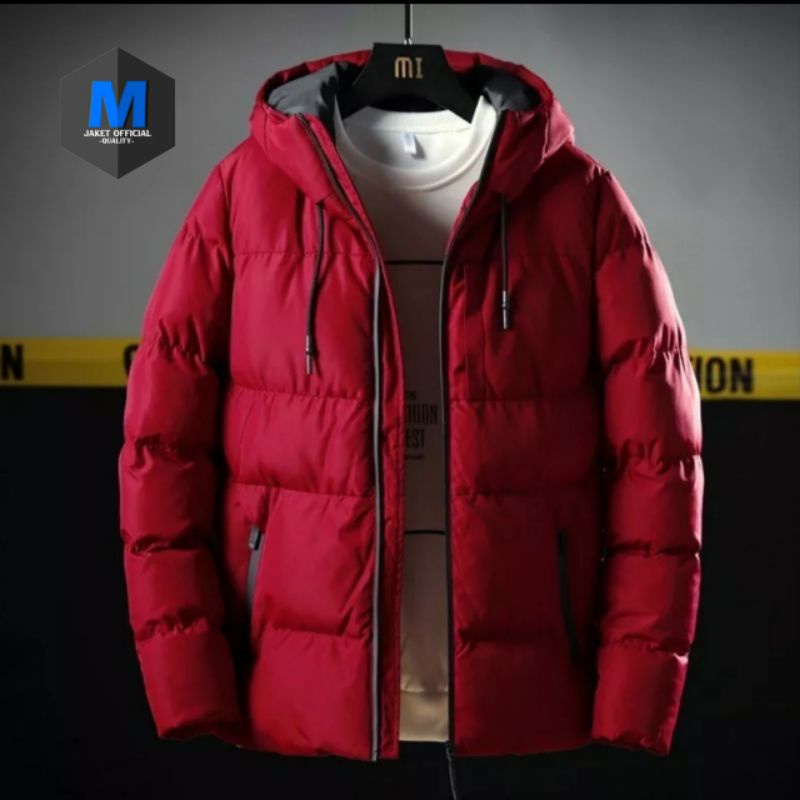 Jual Jaket winter pria / Jaket pria Jaket musim dingin pria Jaket hoodie pria tebal panjang ...