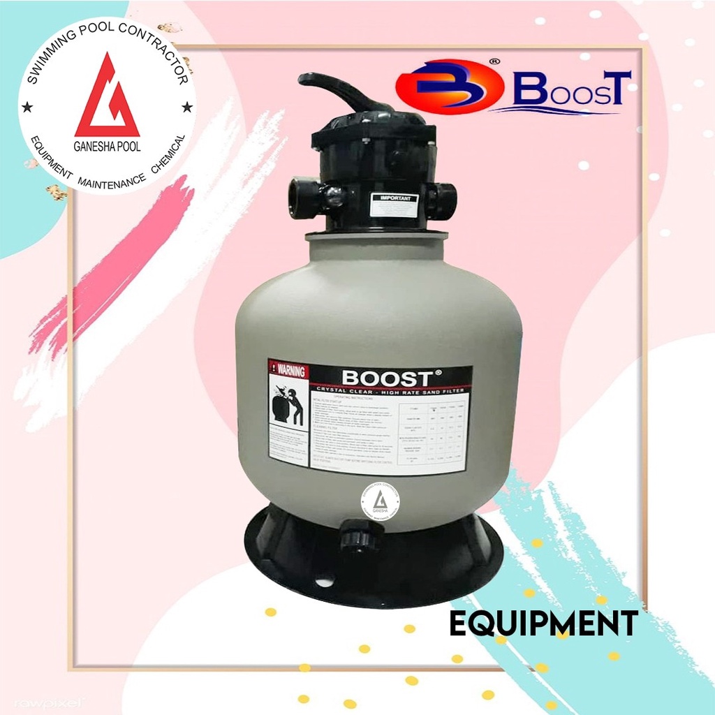 Jual Filter Kolam 1/2 HP BOOST Tipe 16in For Pompa 1/2Hp | Sand Filter ...