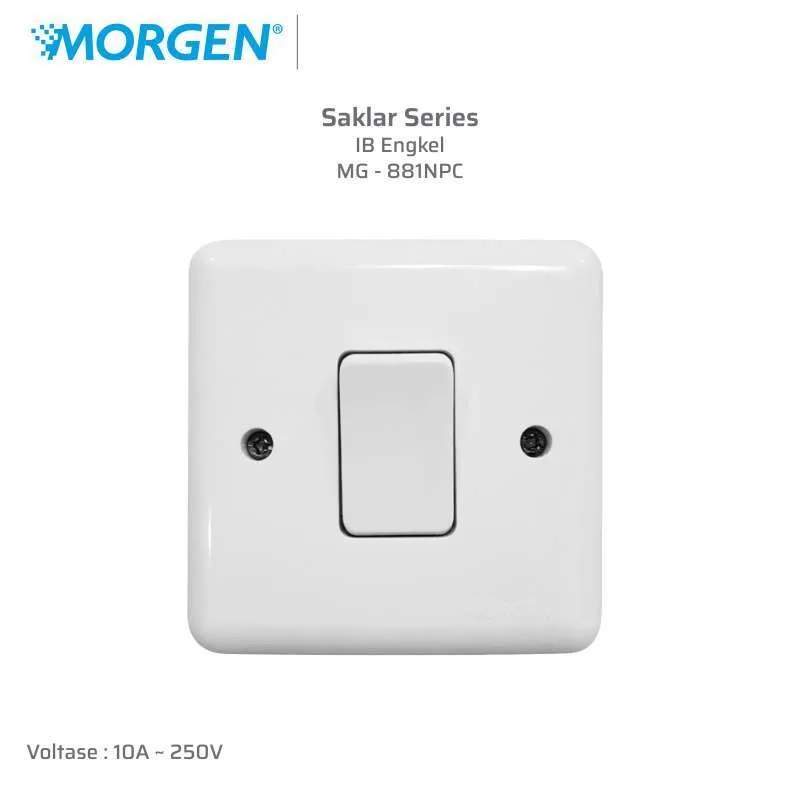 Jual MORGEN IB INBOUND MG 880NPC STOP KONTAK ARDE, 881NPC SAKLAR ENGKEL, MG-882NPC SAKLAR SERI ...
