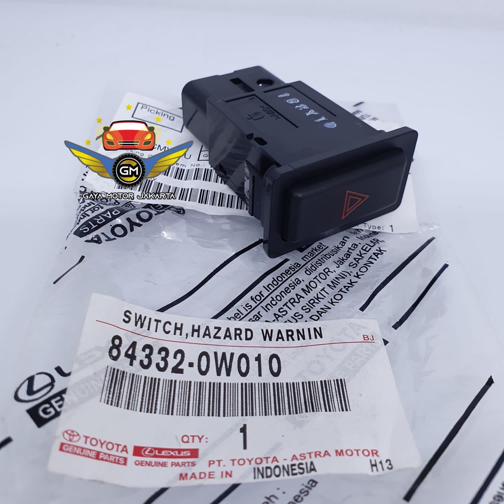 Jual Switch Tombol Hazard Toyota Dyna-Hino 84332-0W010 | Shopee Indonesia