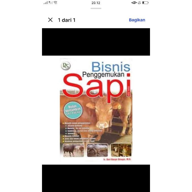 Jual Buku Bisnis Penggemukan Sapi Revisi | Shopee Indonesia