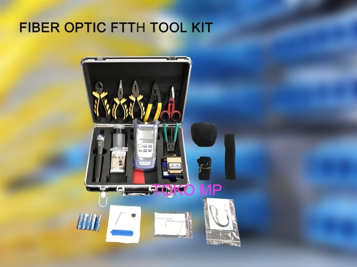 Jual Tool Set CATV/FTTH Tool Kit Set FO/FIBER OPTIC/ADAPTOR/ADAPTER ...