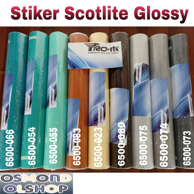Jual Stiker Scotlite Motor/Mobil Profix Glossy (Per Meter) | Shopee ...