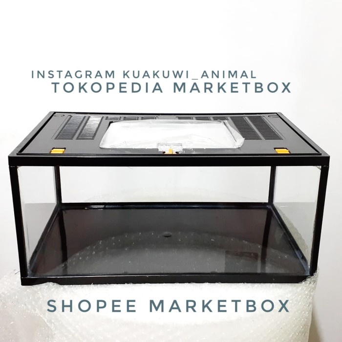 Jual Gex Kandang Ular Tarantula L 40x25x18 + tutup | Shopee Indonesia