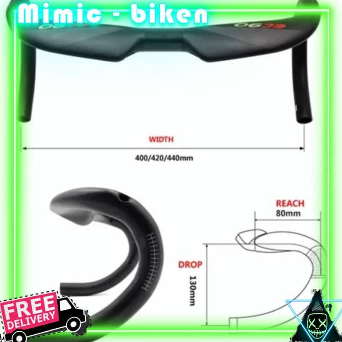 Jual mb13 - EC90 Aero Dropbar Carbon ACM Handlebar Dropbar Roadbike ...