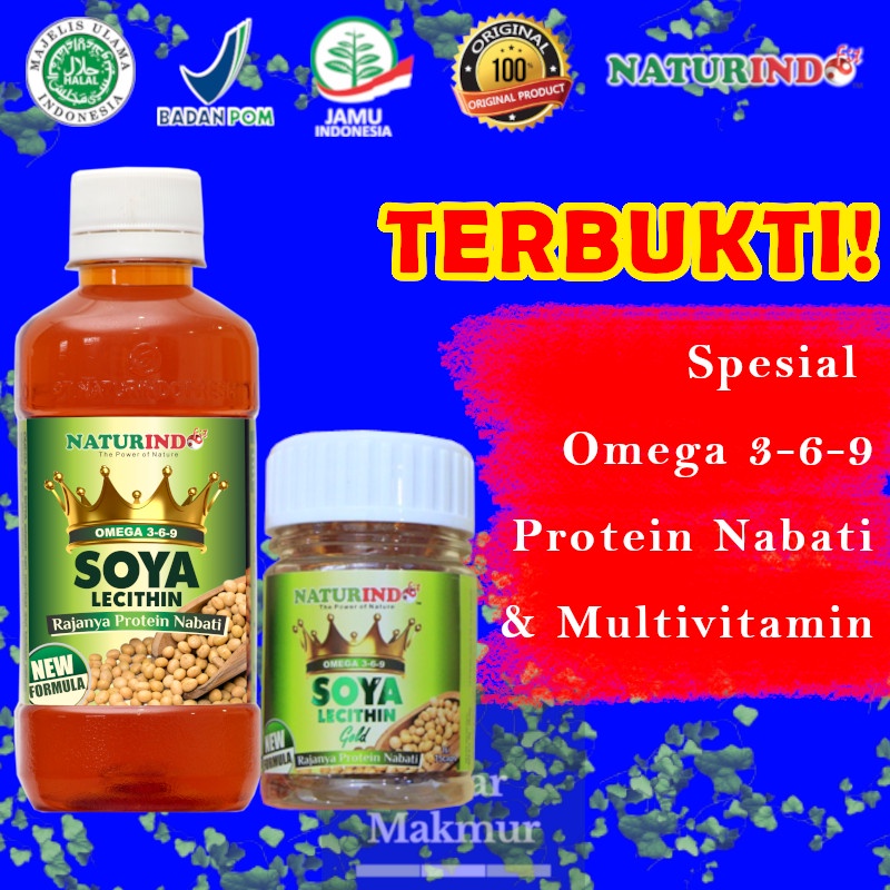 Jual Soya Lechitin Suplemen Herbal Multivitamin Nutrisi Alami Kedelai ...