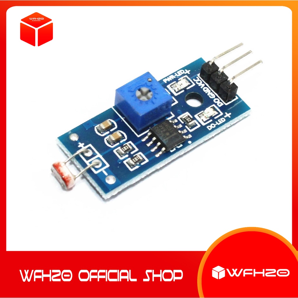 Jual Modul Sensor Deteksi Cahaya LDR Photosensitive Light Sensor Module ...