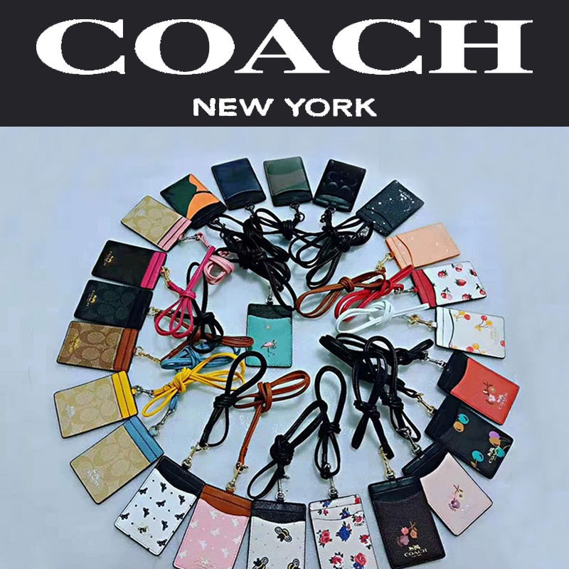 Jual COACH Lanyard Kartu Kerja ID Card Pemegang kartu lanyard Tag Kerja ...