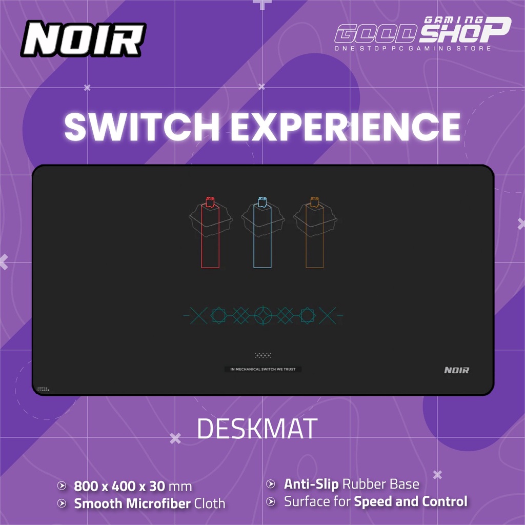 Jual Noir Switch Experience Deskmat Mousepad | Shopee Indonesia