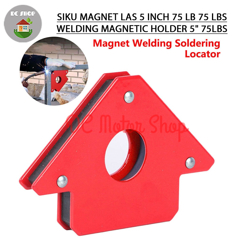 Jual SIKU MAGNET LAS 5 INCH 75 LB 75 LBS / WELDING MAGNETIC HOLDER 5 ...