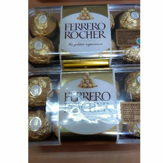 Jual FERRERO ROCHER T16 Box isi 16 coklat enak impor 200gr | Shopee ...