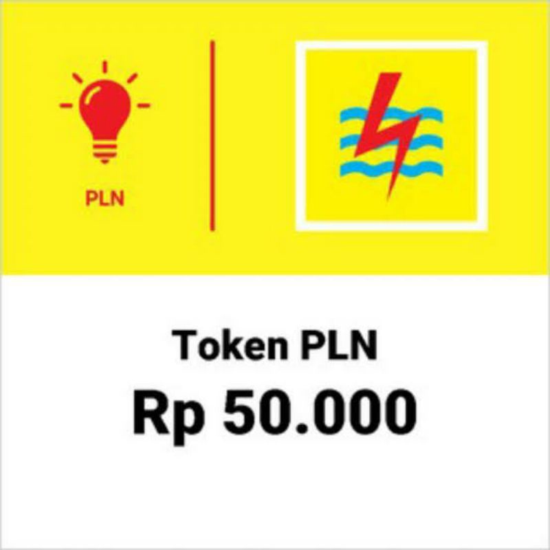 Jual TOKEN PLN 50.000 MURAH AMANAH | Shopee Indonesia