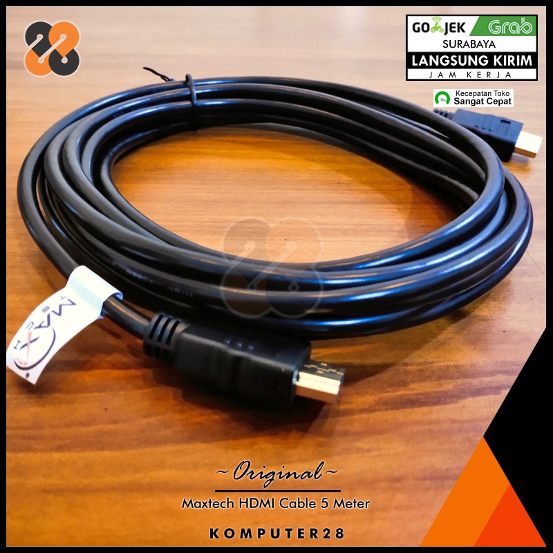 Jual Maxtech/ maxline HDMI Cable 5M - Kabel HDMI 5 Meter | Shopee Indonesia