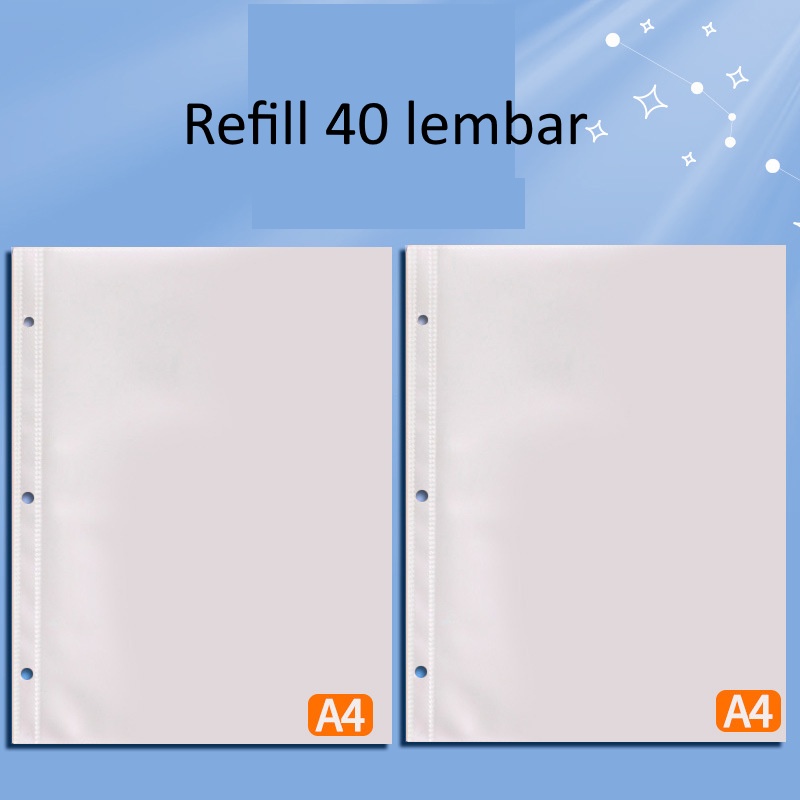 Jual [LOGU] Buku Map binder kertas stationery, Map kertas, Dokumen ...