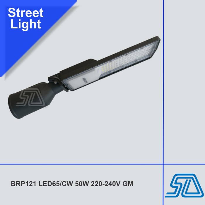 Jual Lampu Jalan BRP121 LED65/CW 50W 220-240V GM Philips | Shopee Indonesia