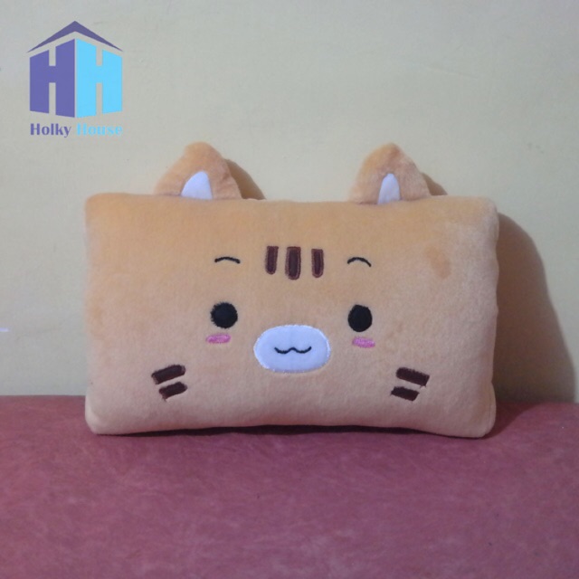 Jual Bantal Penghangat Tangan Kucing Tiger Cat | Shopee Indonesia