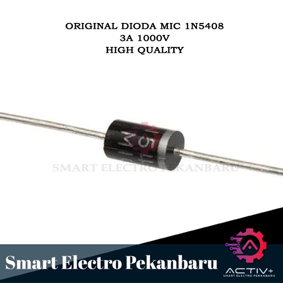Jual ORIGINAL DIODA 3A 1000V MIC 1N5408 MODEL RENTENG DIODE IN5408 1N ...