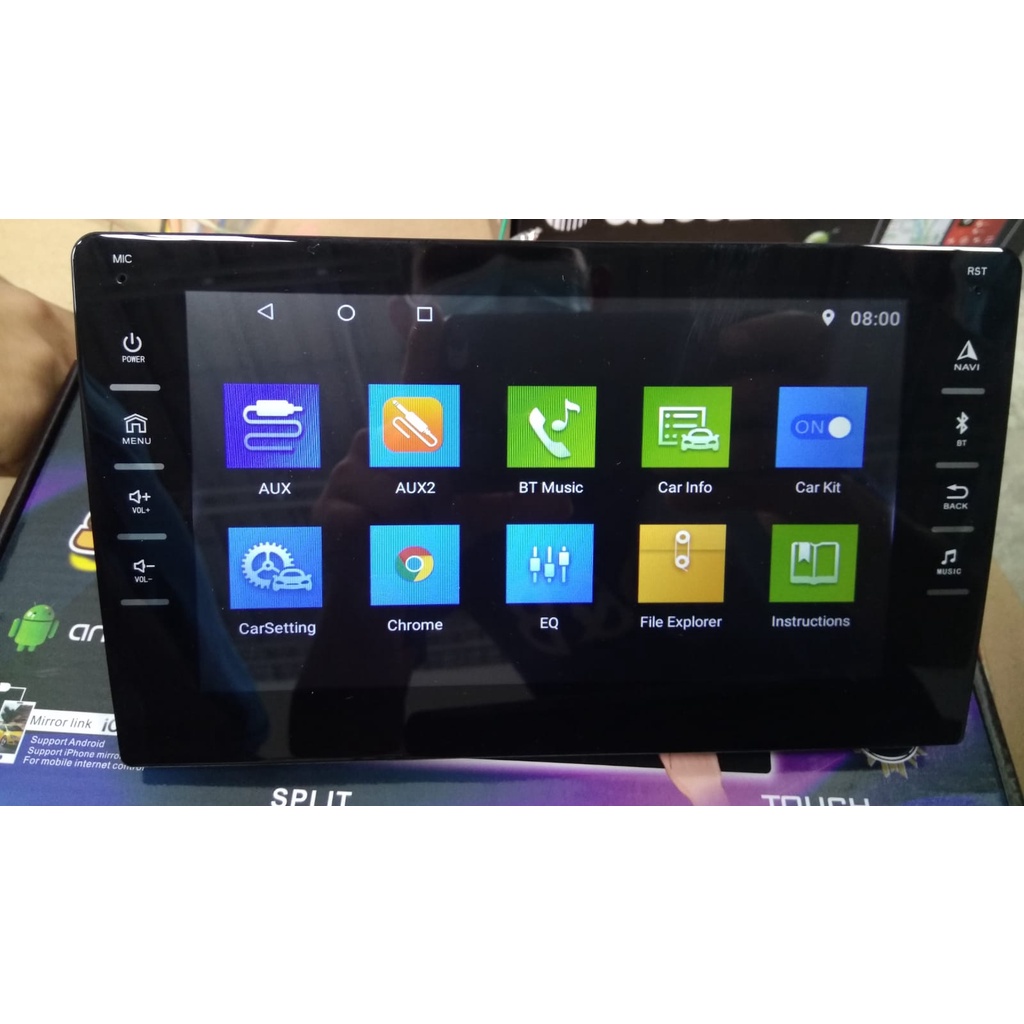 Jual android Head Unit Tape Mobil 9 Inch Double Din | Shopee Indonesia