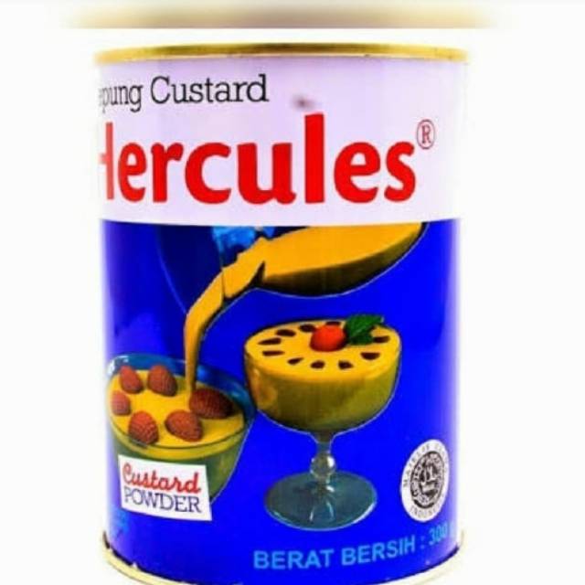 Jual Custard Powder Hercules kaleng 300 gr Bahan baking | Shopee Indonesia