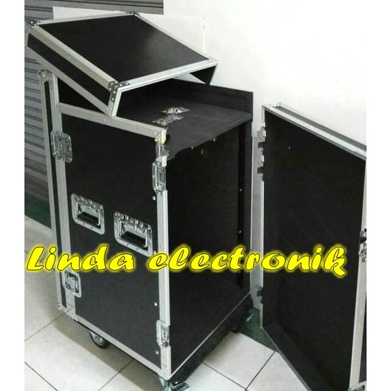 Jual hardcase sound system 16U + mixer / HARDCASE 16U + MIXER acesoris ...
