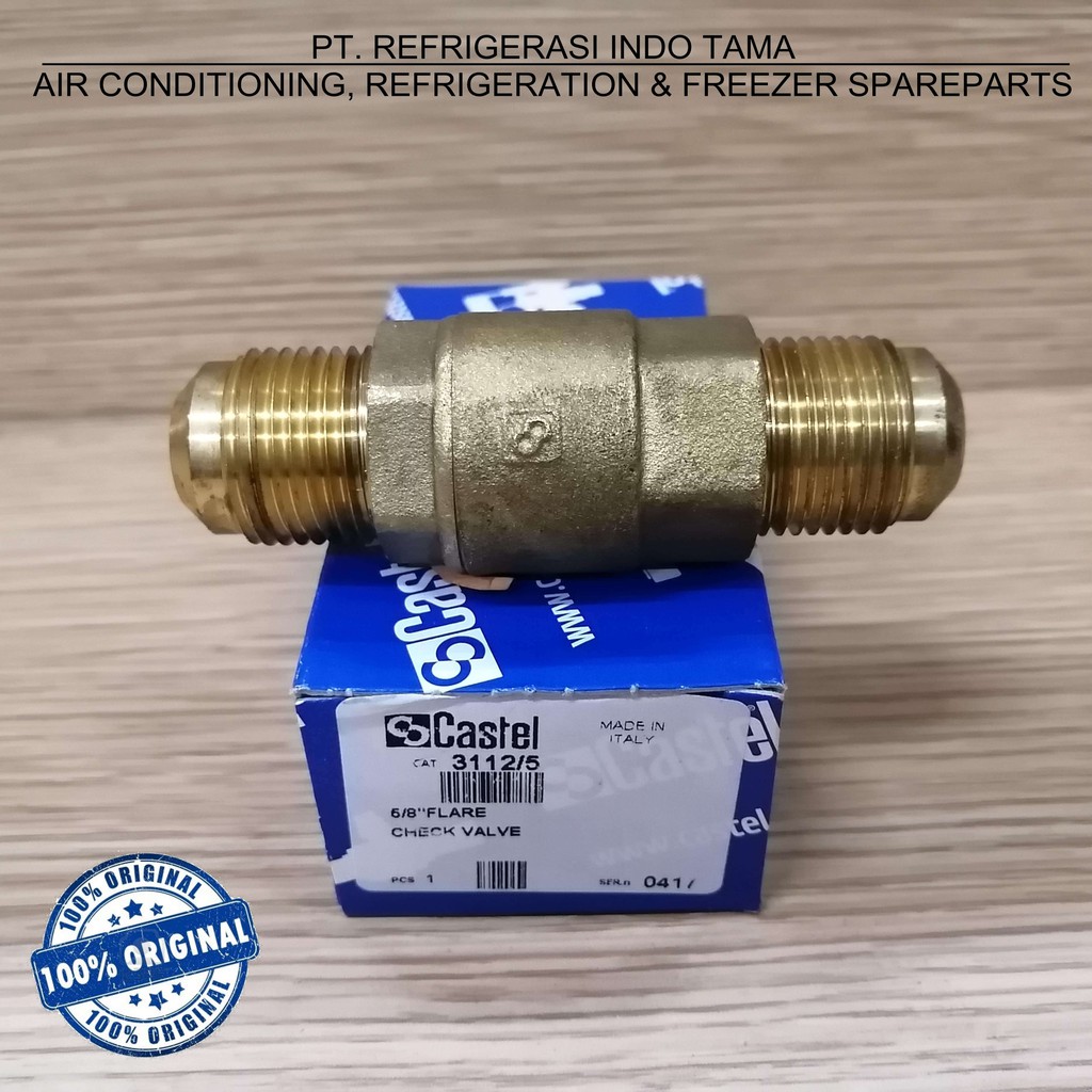 Jual CHECK VALVE CASTEL 5/8" 3112/5 | Shopee Indonesia