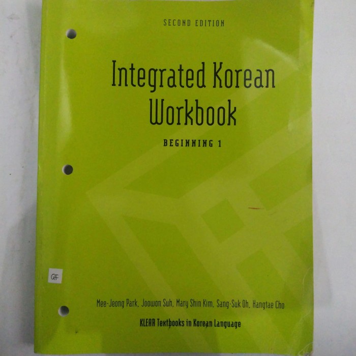 Jual BUKU INTEGRATED KOREAN WORKBOOK BEGINNING 1 | Shopee Indonesia