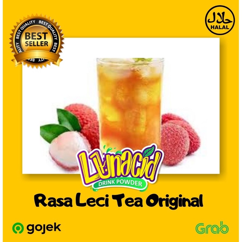 Jual Serbuk minuman rasa teh lecy/powder drink lychee tea/Bubuk minuman ...
