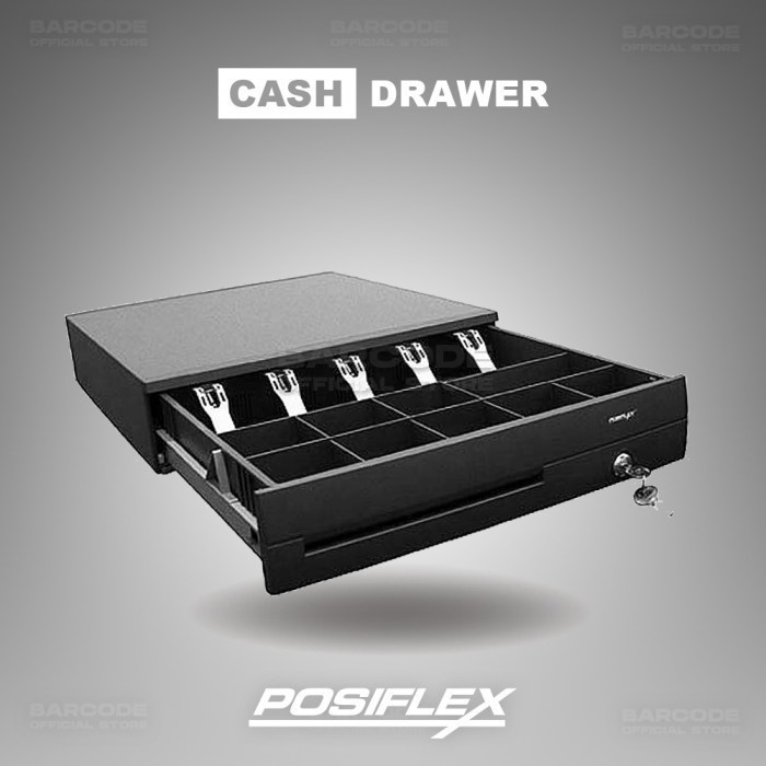 Jual Cash Drawer Laci Uang Posiflex CR4000 CR 4000 Port RJ-11 | Shopee ...