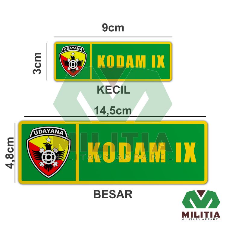 Jual Stiker KODAM Komando Daerah Militer IX Udayana | Shopee Indonesia