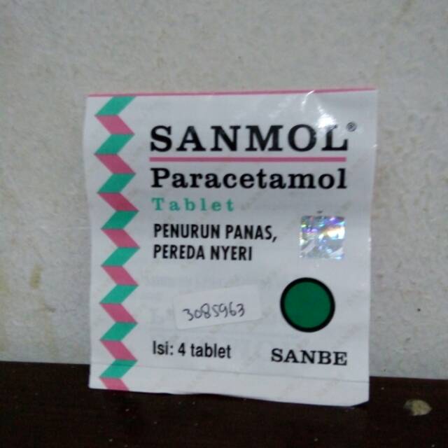 Jual idr036 sanmol patacetamol 1 tablet | Shopee Indonesia