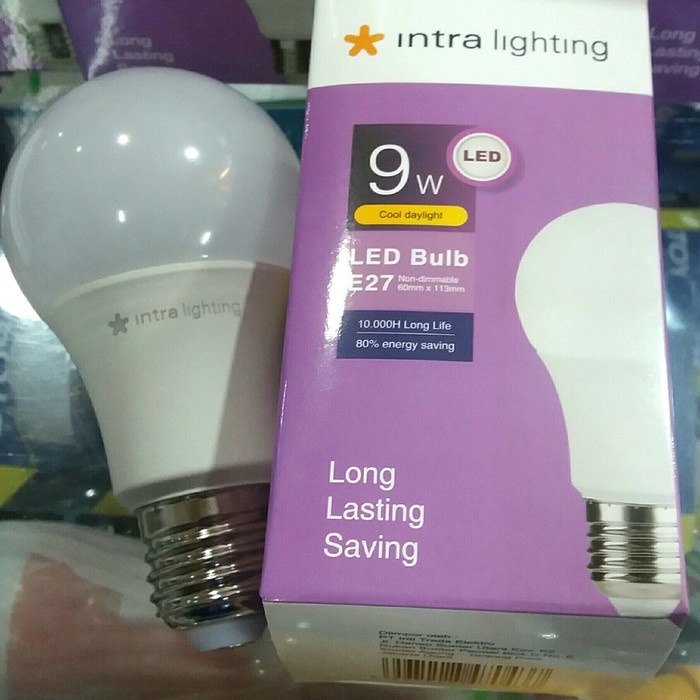 Jual Lampu LED Kapsul 9 Watt INTRA / Lampu LED 9 Watt INTRA Cahaya ...