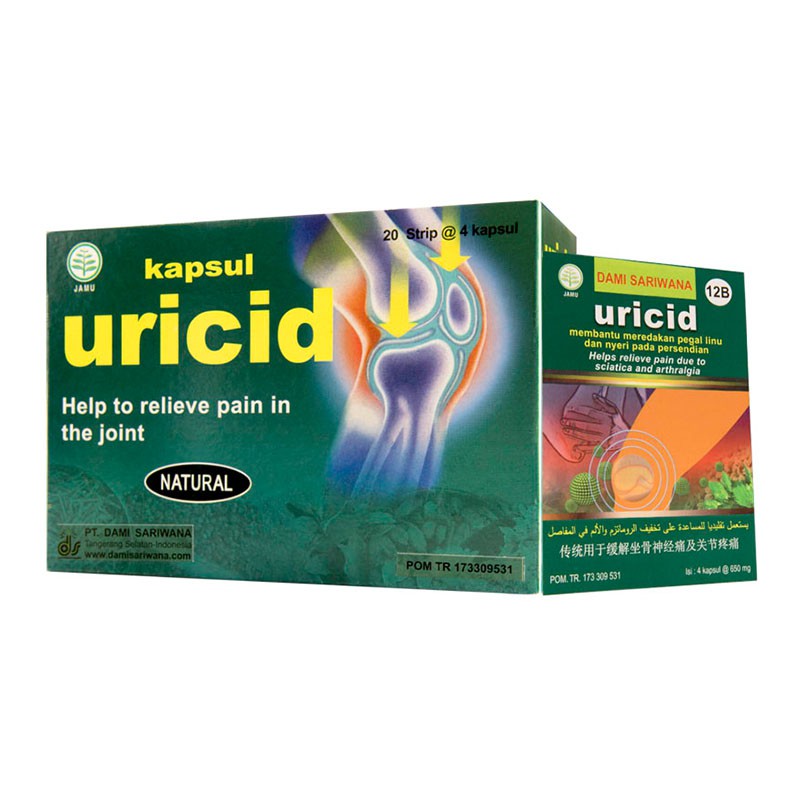 Jual Dami Sariwana Uricid (20 Strip @ 4 Kapsul) | Shopee Indonesia
