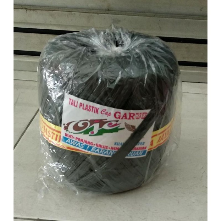 Jual Rafia 1 kg tali rafia hitam tali plastik | Shopee Indonesia