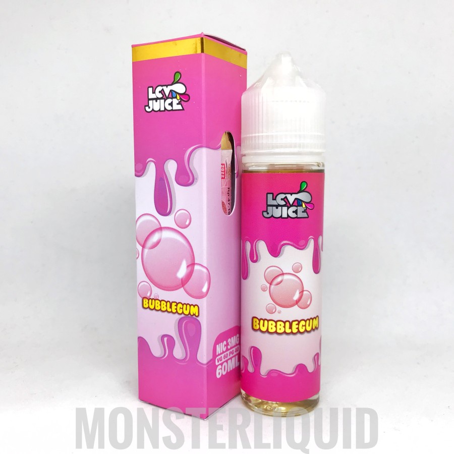 Jual LCV JUICE BUBBLEGUM BY KING BREWERY 3MG 60ML | Shopee Indonesia