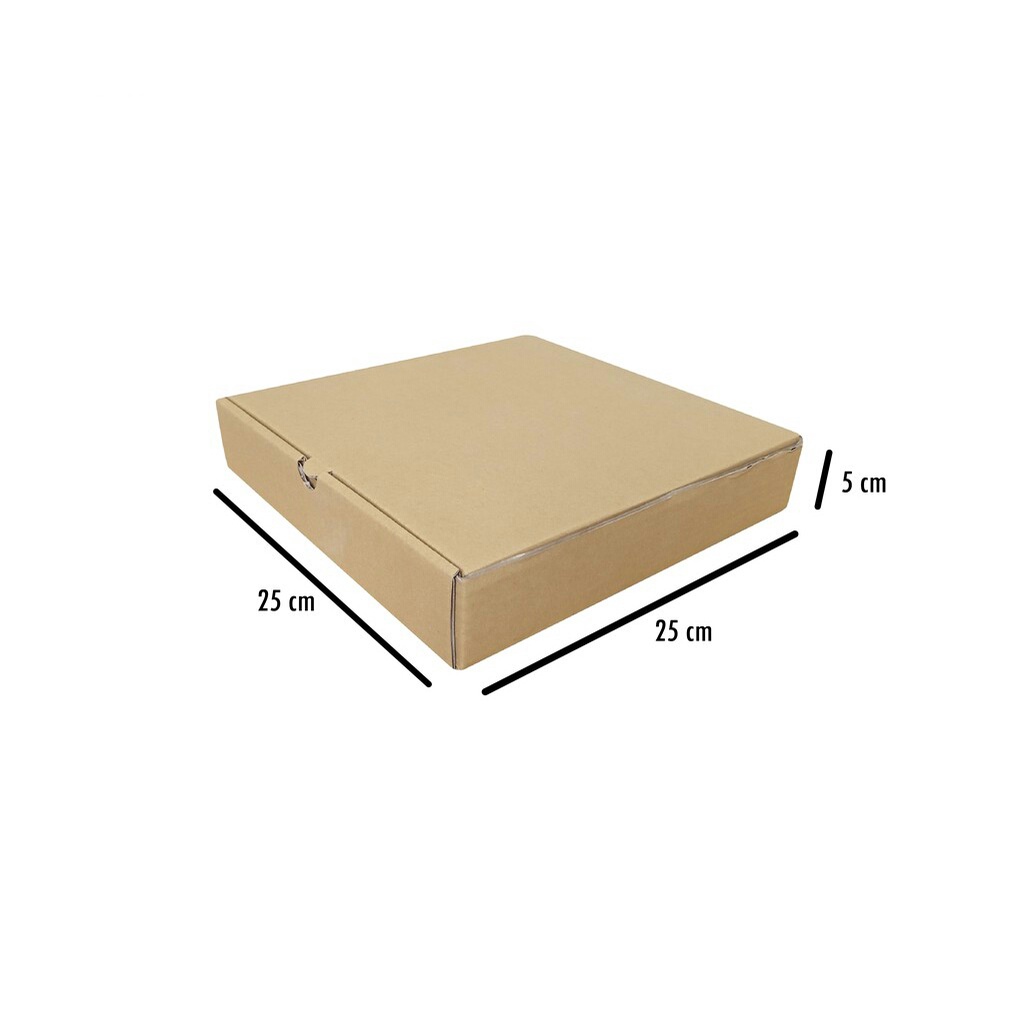Jual Custom/Kardus/Box 25x25x5 cm (KuKer Toples 250gr isi 4) Kardus ...