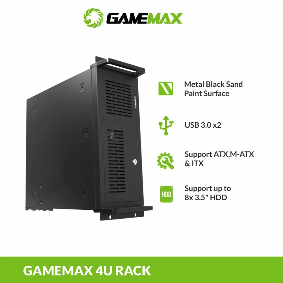 Jual Gamemax Server Case 4U | Casing Server | Server Case | Industrial ...