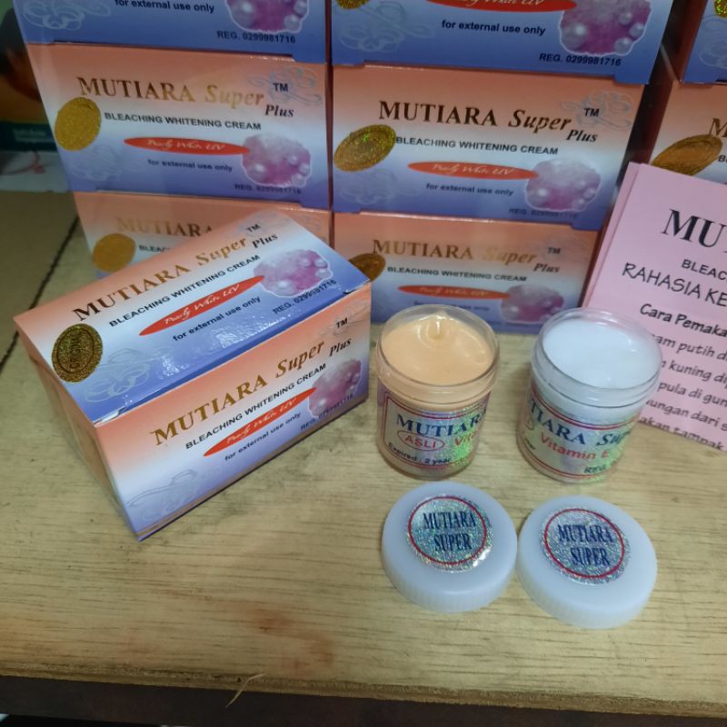 Jual CREAM MUTIARA SUPER BLEACHING 2IN1(ECER) | Shopee Indonesia