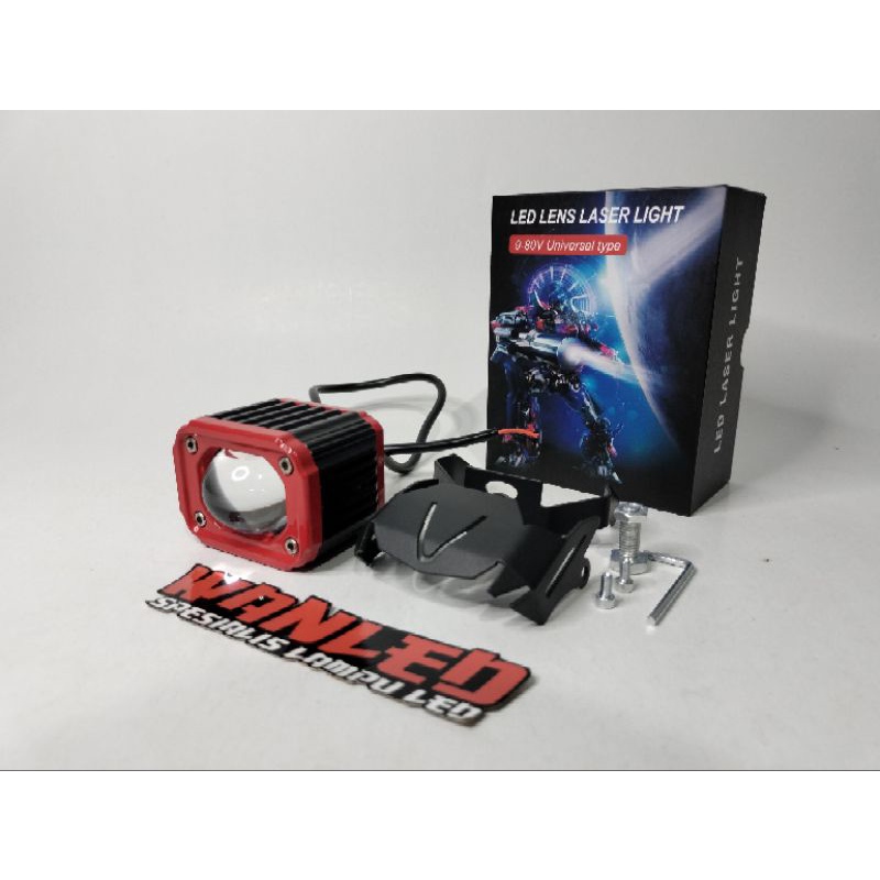 Jual M10 LAMPU LED LASER GUN M10 8D / K30 8D PUTIH KUNING 9-80 V 30 W ...