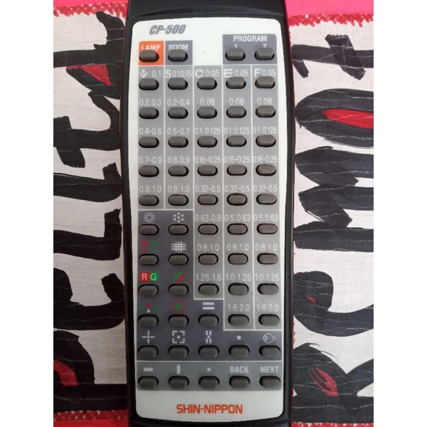 Jual Remote control proyektor SHIN-NIPPON CP-500 original terlengkap ...