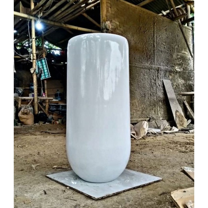 Jual vase fiberglass minimalis T-80cm,L-40cm | Shopee Indonesia