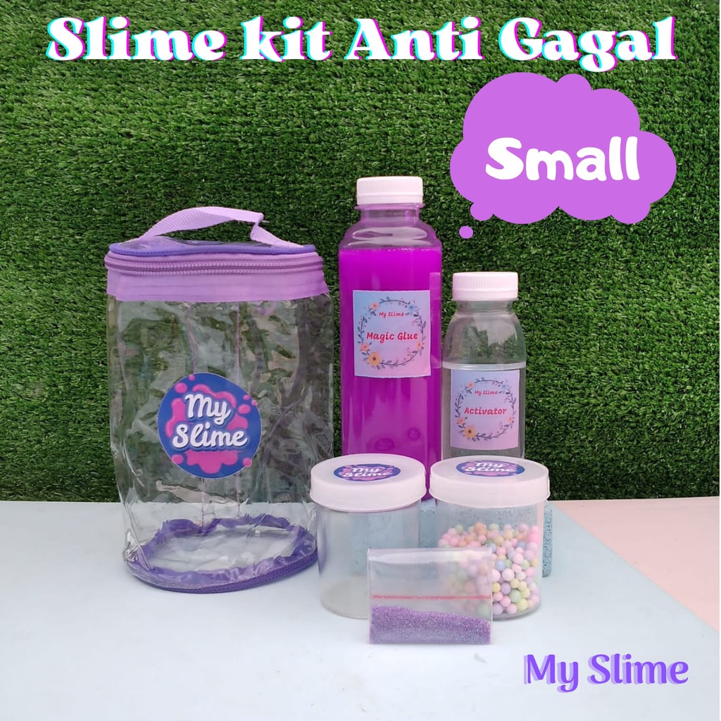 Jual Slime Kit Anti Gagal/BAHAN SLIME/MEMBUAT SLIME/DIY SLIME/SLIME MAKER/DIY KIT/EDU TOYS/SMALL ...