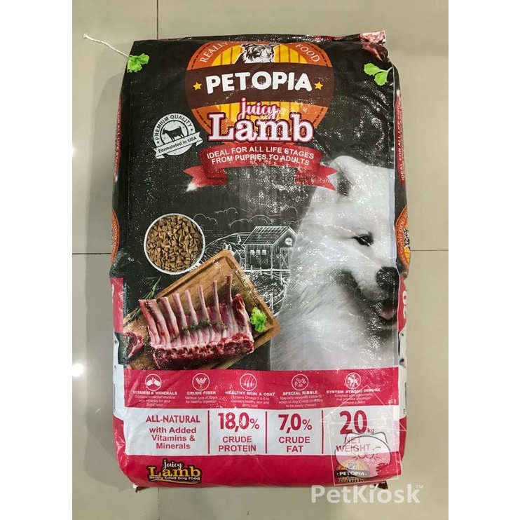 Jual Petopia Dog Food 20 Kg for All Life Stages Puppies to Adults ...
