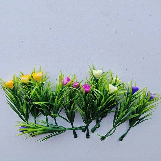 Jual Hiasan Rumput Bunga Tusam Kecil Topper Rumput Bunga | Shopee Indonesia