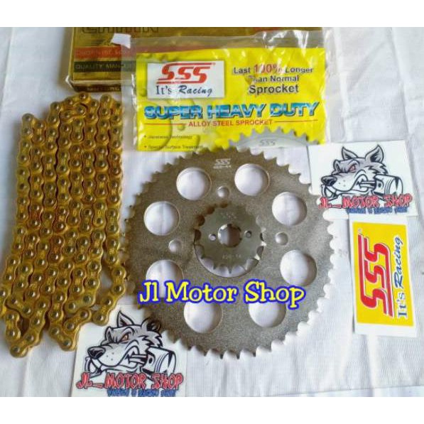 Jual Gear set Gir set SSS 428 Supra x 125 Karisma Blade New Revo Set DGT KB Harga Murah | Shopee ...