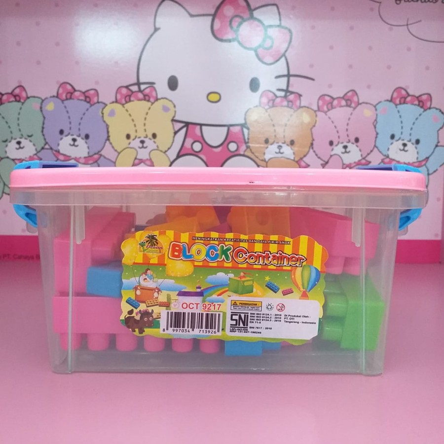 Jual Mainan Bongkar Pasang Blok Contener Mainan Edukasi Anak - Balok ...