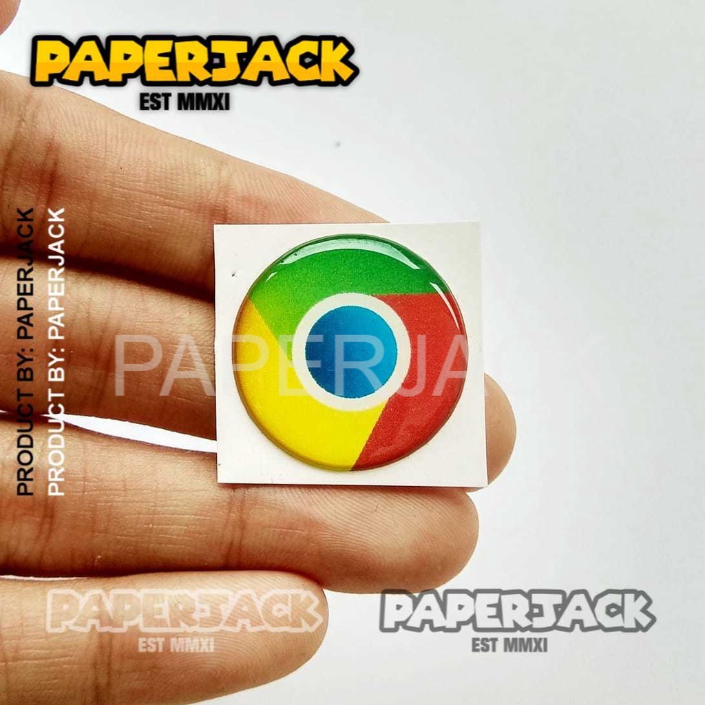 Jual GOOGLE CHROME Emblem Stiker Resin Aksesoris Casing PC dan laptop ...