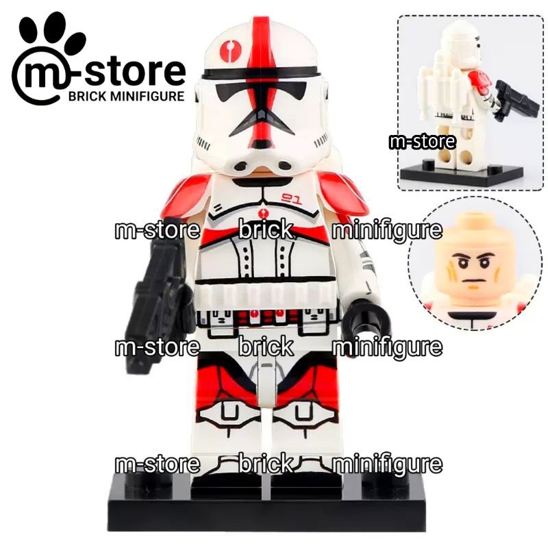 Jual brick star wars 91st recon corps clone trooper mini toy figure ...