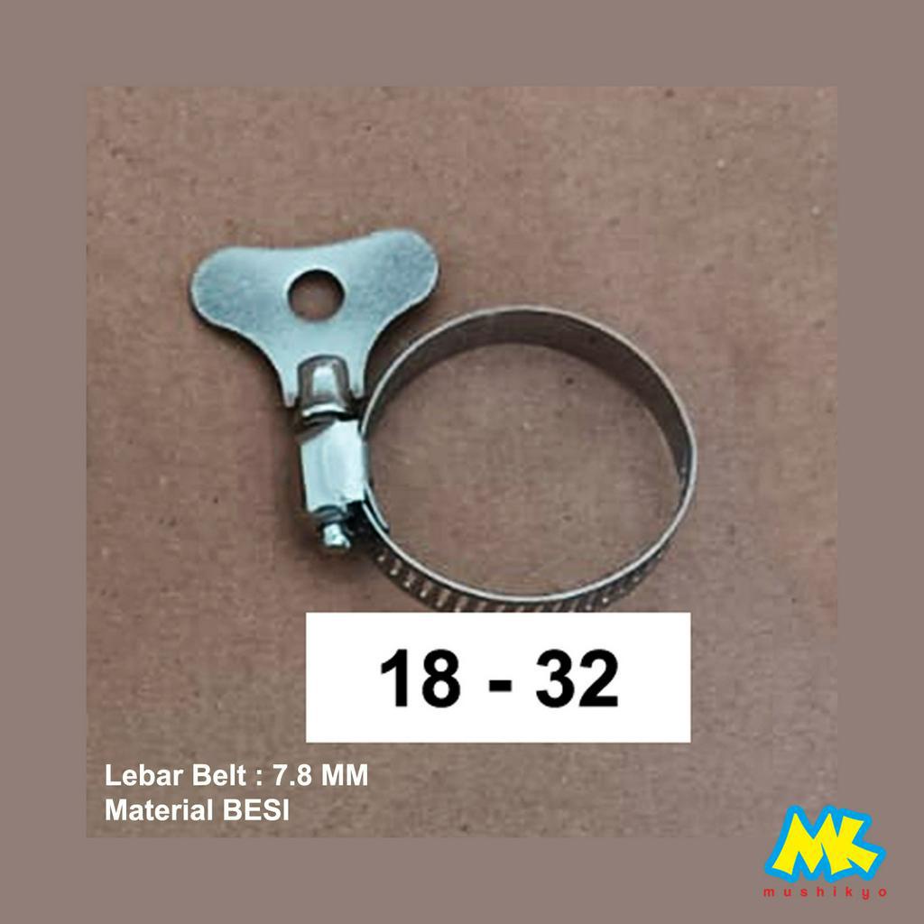 Jual Steel Hose Clamp / Klem Kuping Besi Baja untuk Selang / Pasang ...