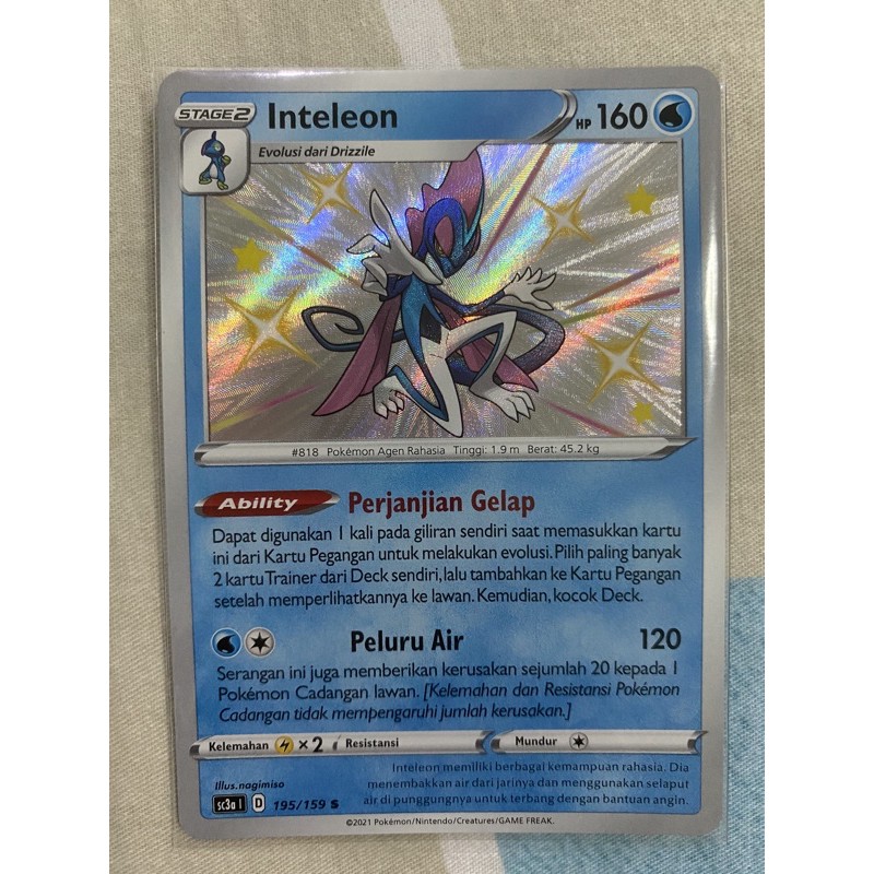 Jual Inteleon Baby Shiny Pokemon TCG Indonesia | Shopee Indonesia