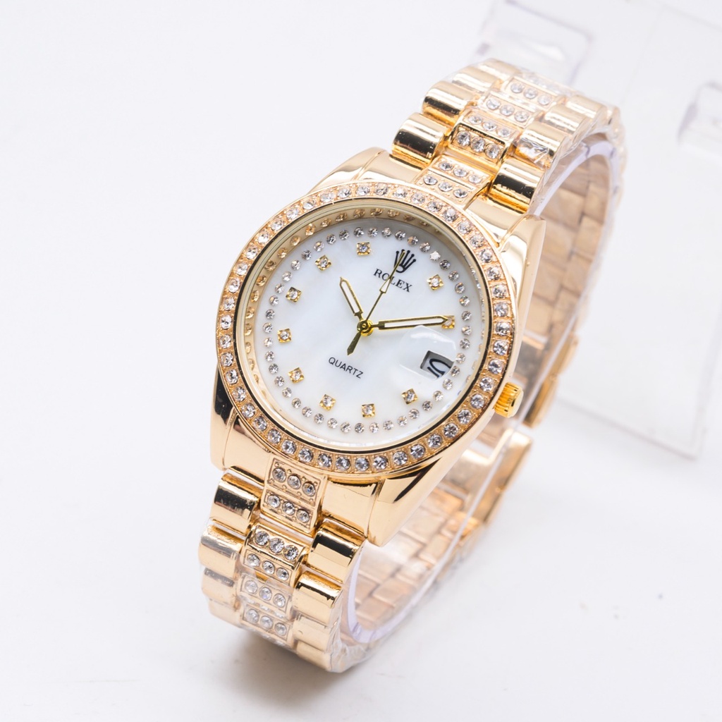 Jual New Arrival Jam Tangan Mewah Wanita Fahsion Rolex Model Analog ...